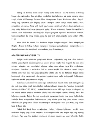 Tertib rohani - terjemahan BAB 5 | DOCX