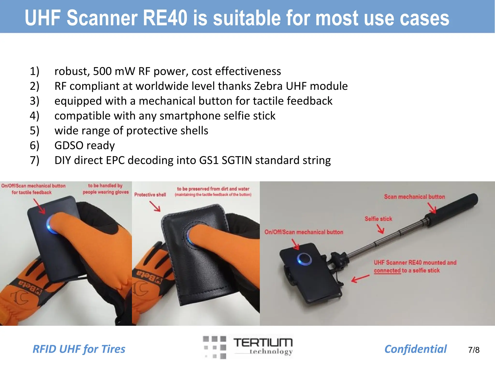 UHF Scanner RE40 - the perfect counterpart for smart tires | PPT