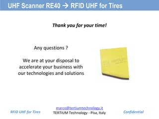 UHF Scanner RE40 - the perfect counterpart for smart tires | PPT