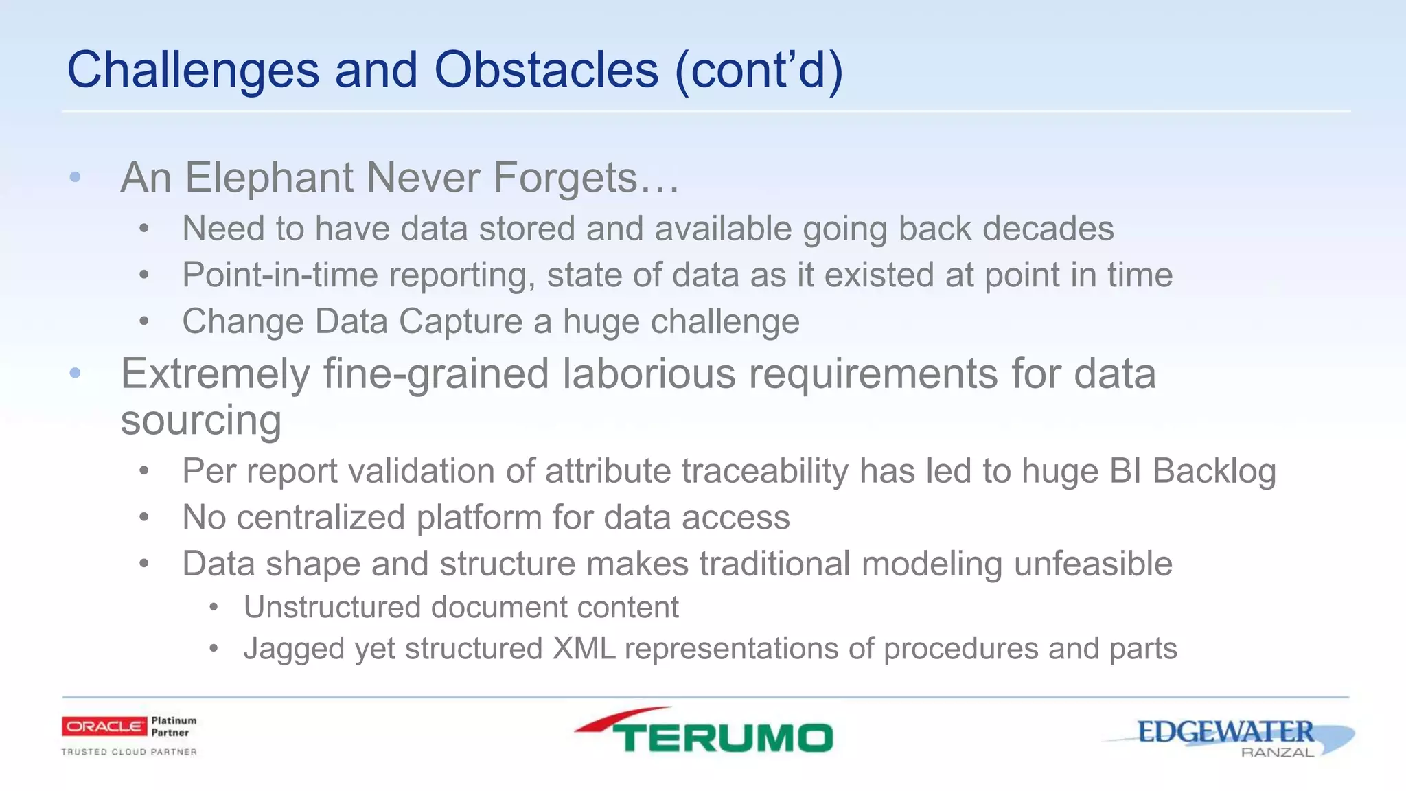 Terumo Medical Integrated Business Analytics at its Best | PPTX