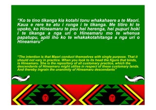 Runanga structure | PDF