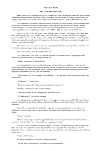 Teruntuk dikau | DOCX