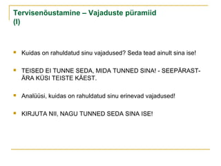 Tervisenõustamine alex trope | PPT