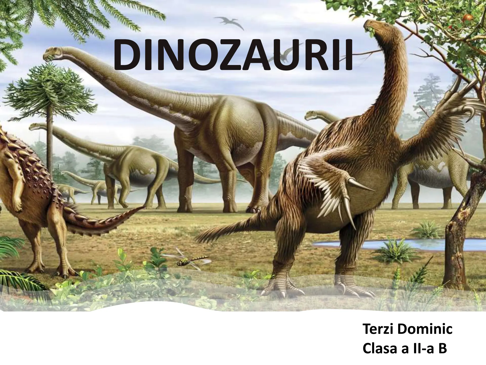 Dinozaurii- prezentare școlară clasa 3 - | PPTX