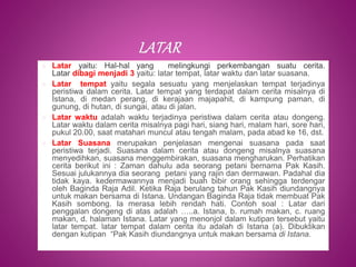 UNSUR UNSUR DONGENG | PPTX