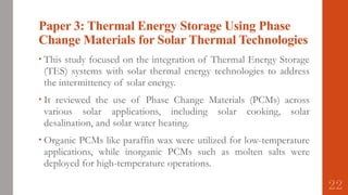 TES (1).pptx Thermal energy storagae system | PPTX