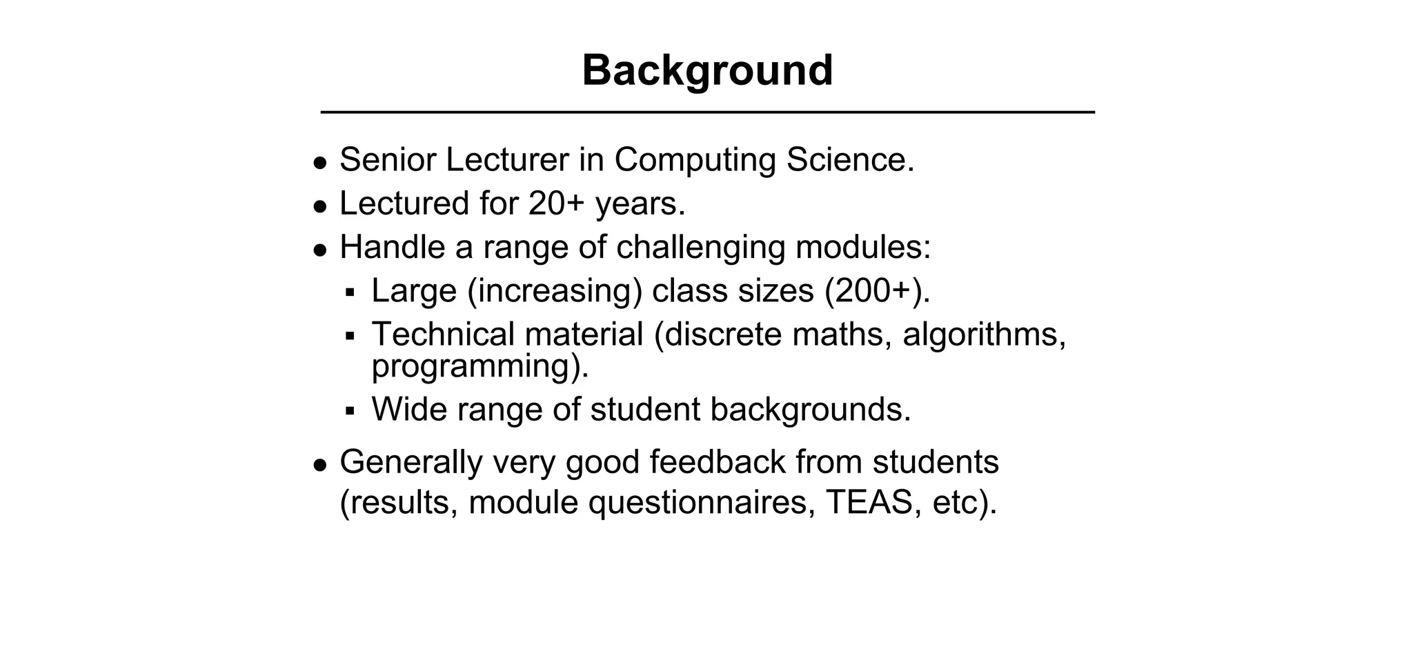 Teaching Excellence Series: The Educator Perspective | PDF ...