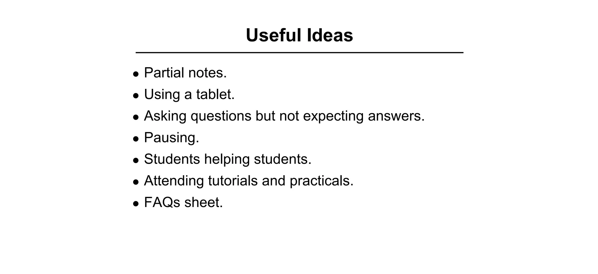Teaching Excellence Series: The Educator Perspective | PDF ...