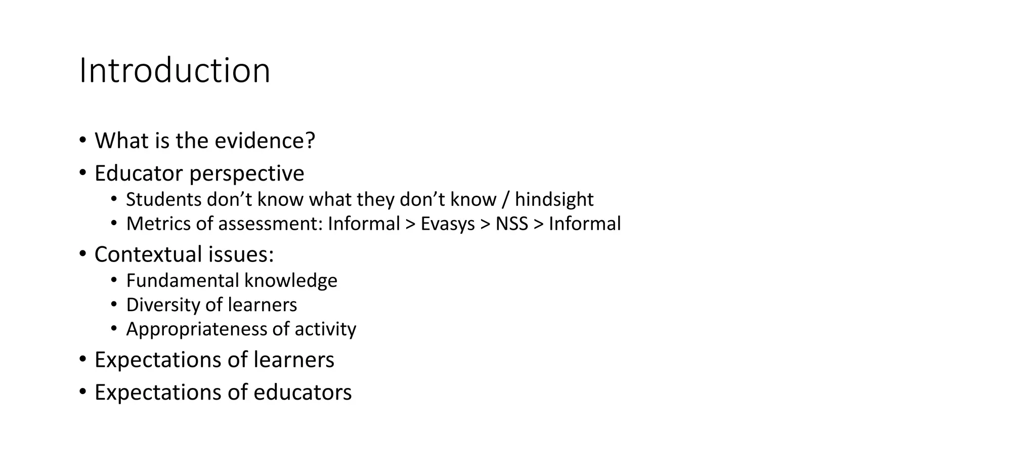 Teaching Excellence Series: The Educator Perspective | PDF ...