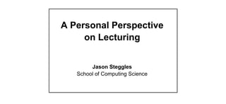 Teaching Excellence Series: The Educator Perspective | PDF ...