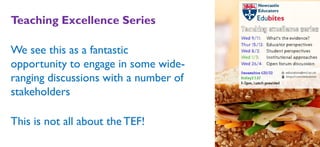 Teaching Excellence Series: The Educator Perspective | PDF