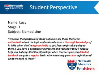 Teaching Excellence Series: The Student Perspective | PPT