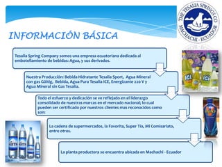 PLANIFICACIÓN ESTRATÉGICA TESALIA SPORT | PPTX
