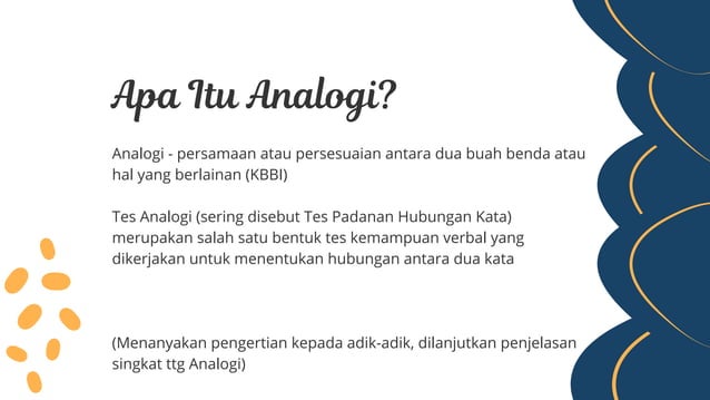 Tes Analogi (Definisi dan Contoh-Contoh Soal Analogi) | PDF