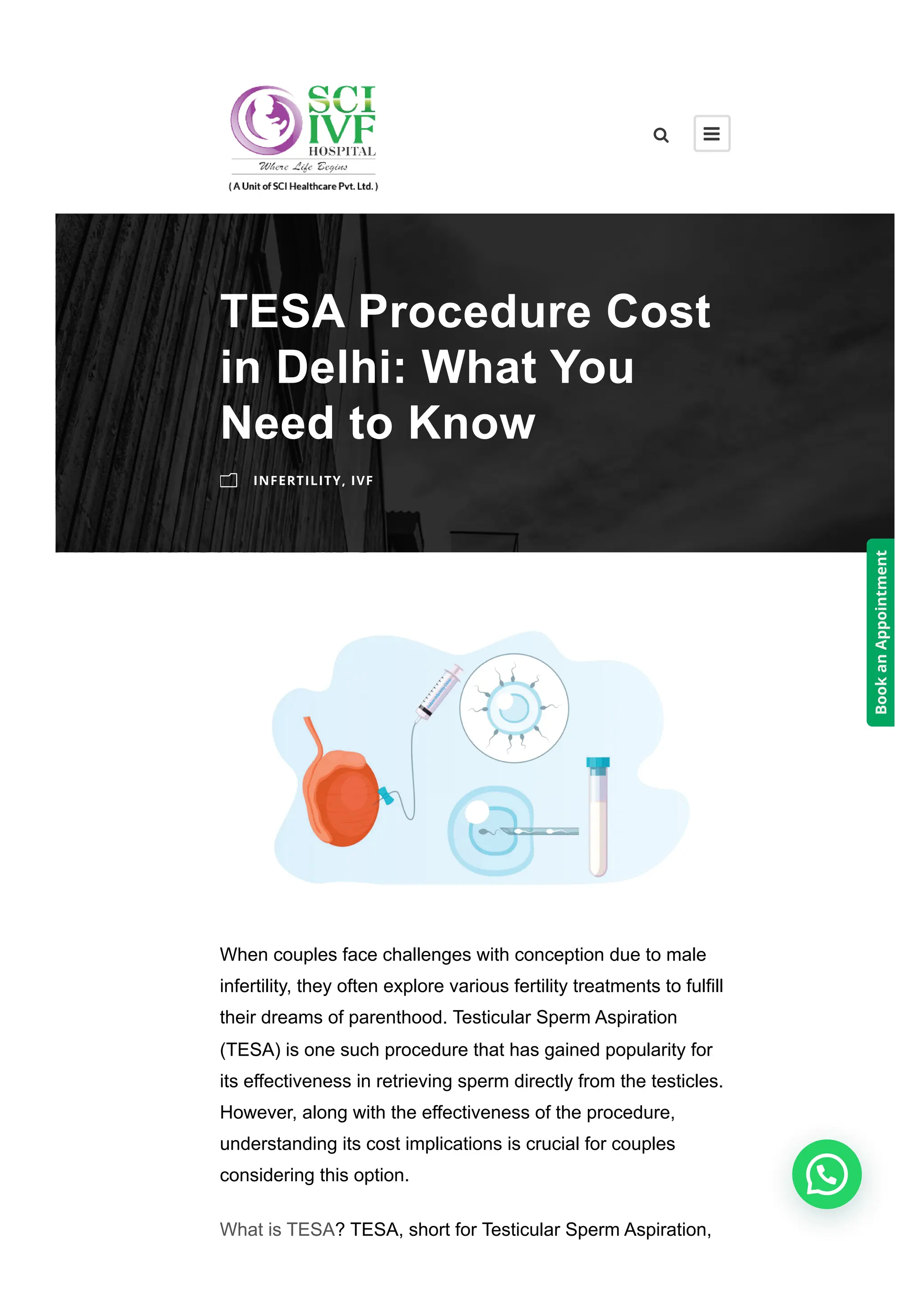 TESA Procedure Cost in Delhi: What You Need to Know | PDF