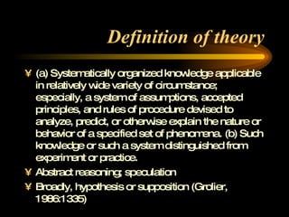 Theory of Literature | PPT | Books and Literature