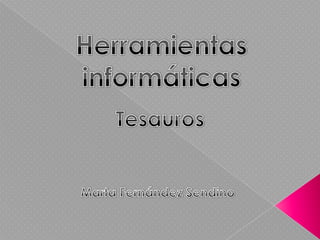 Tesauro | PPTX