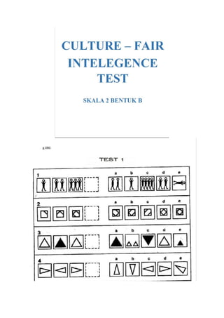 Alat Tes CFIT 2A dan 2B | PDF