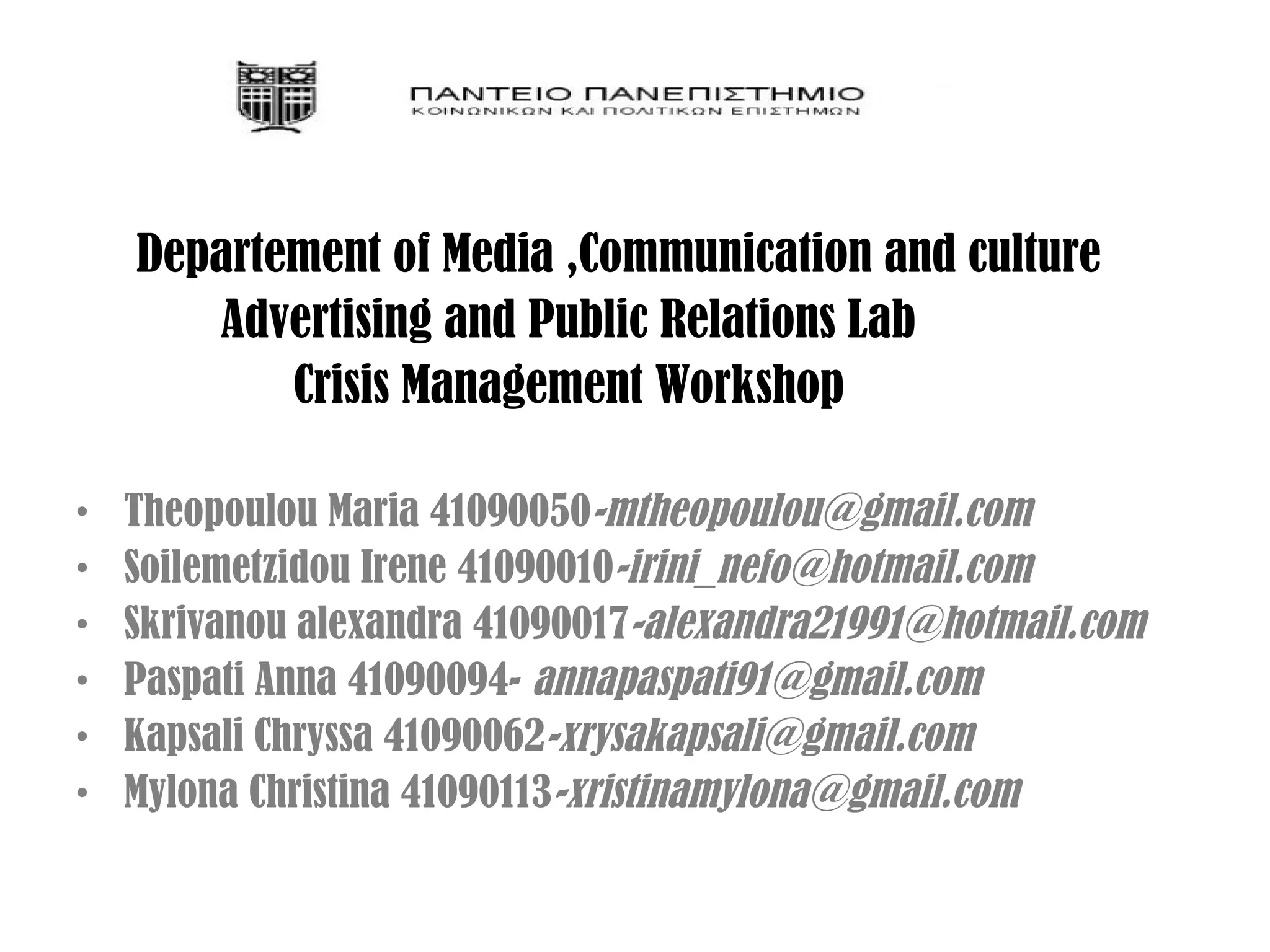Tesco case study-Advertising and public Relations Lab- Crisis ...