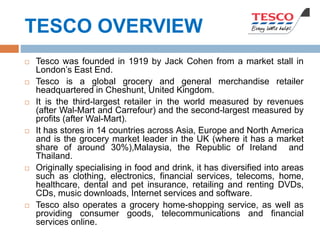 Tesco,Tesco PLC | PPTX