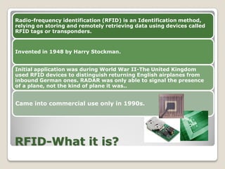 Tecnology (RFID) at Tesco - SPJCM | PDF