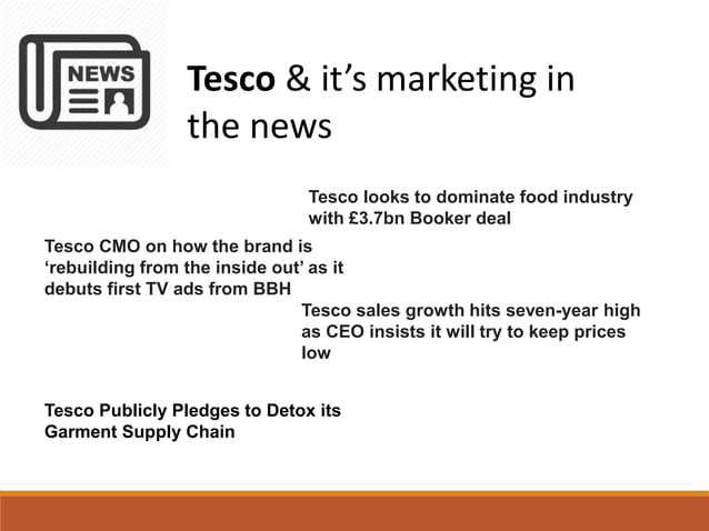 Tesco - Marketing Case Study | PPTX | Grocery Shopping | Shopping