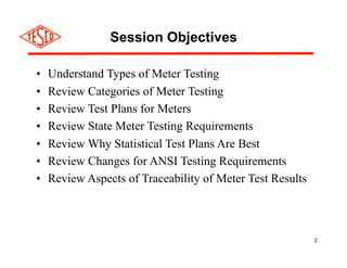 TESCO Meter Testing & Traceability | PPT