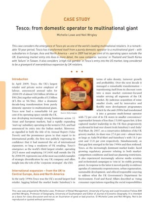 Tesco case study session 7 | PDF