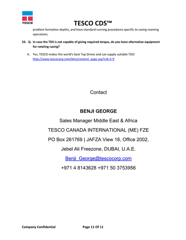 Tesco CDS Questions & Answers | PDF