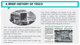 Tesco Case Study- Presentation- Marketing Management- MBA | PPTX