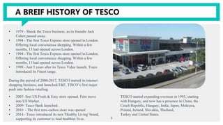 Tesco Case Study- Presentation- Marketing Management- MBA | PPTX