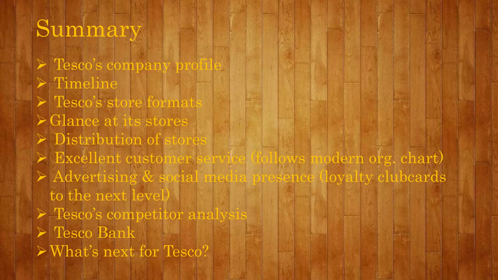 Tesco | PPTX