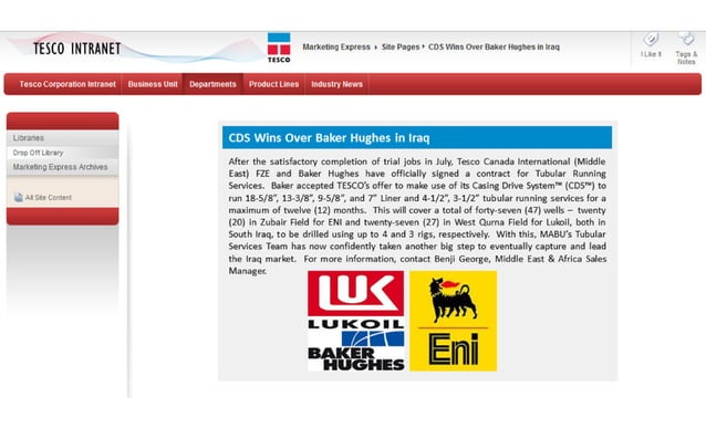 Tesco marketing express baker hughes msa by benji george | PDF