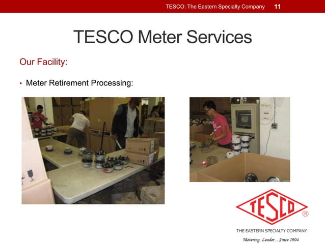TESCO Meter Services | PPT