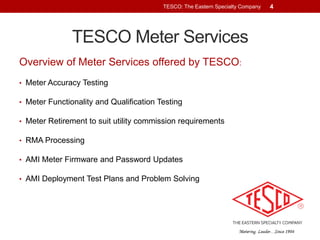 TESCO Meter Services | PPTX