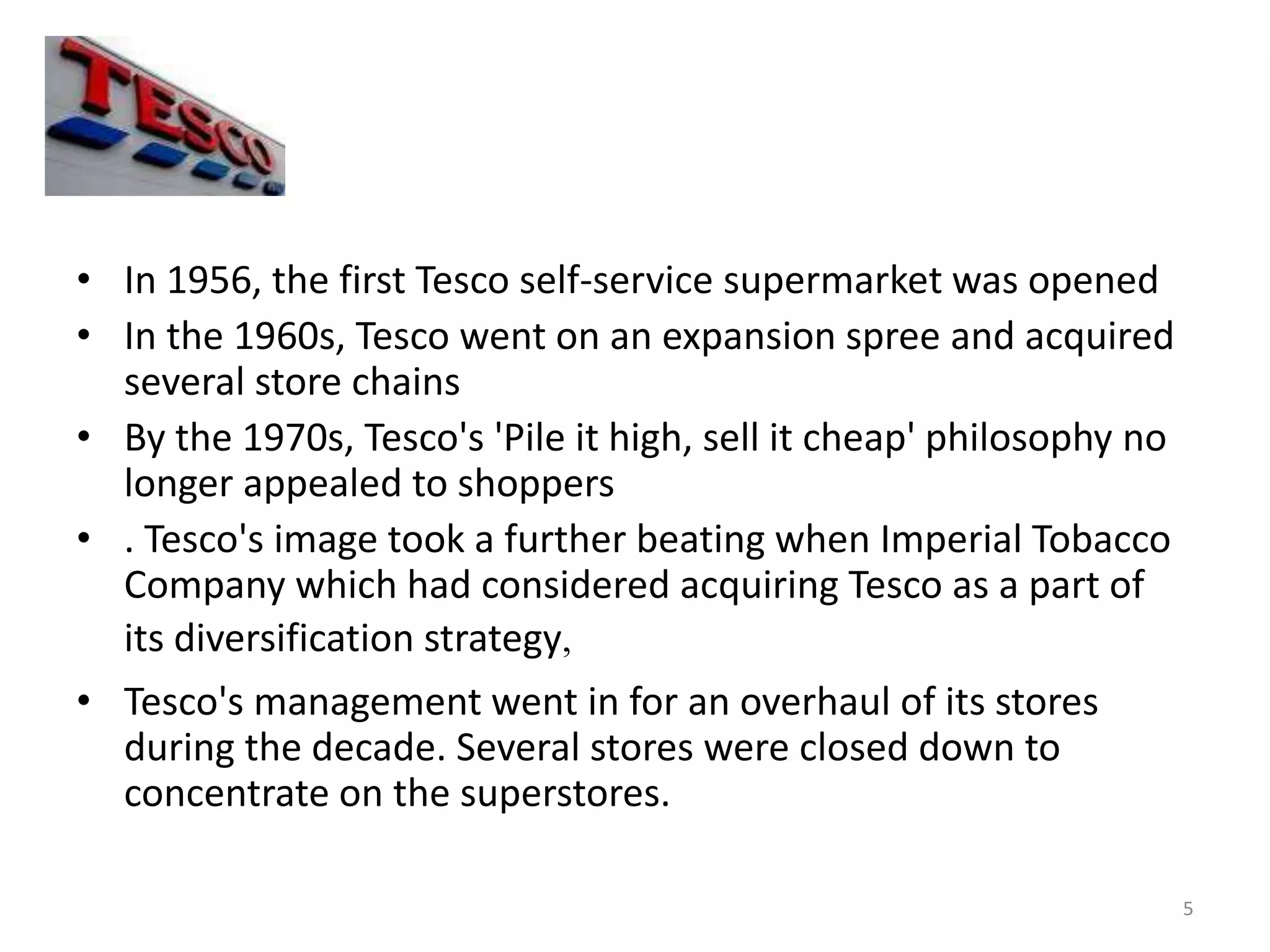 Tesco operations and supply chain | PPTX