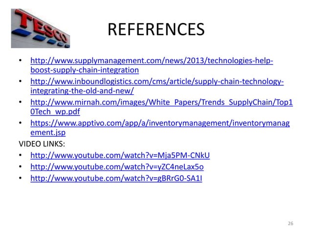 Tesco operations and supply chain | PPTX