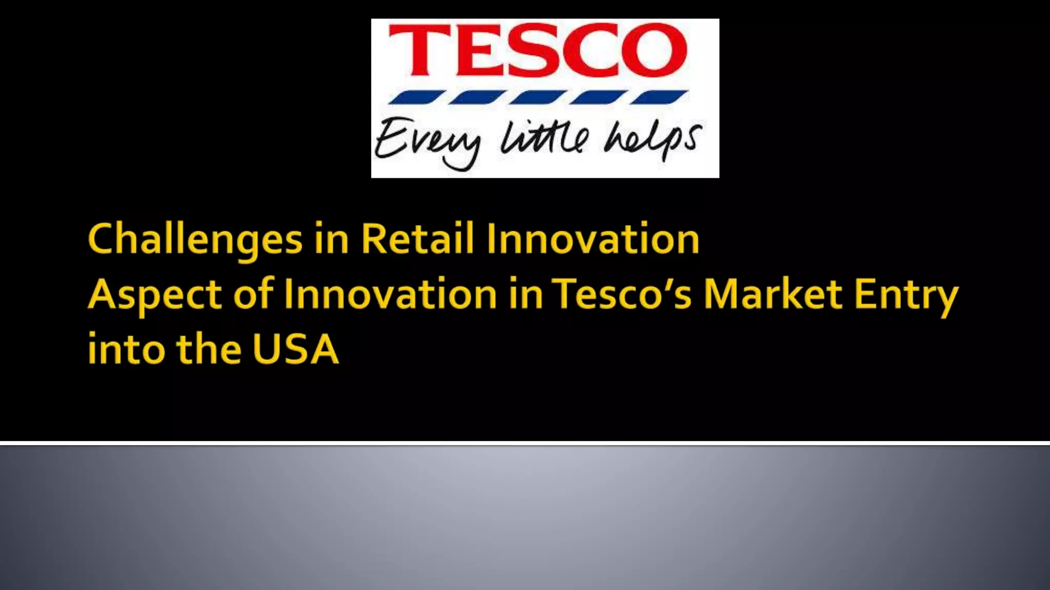 Tesco | PPT