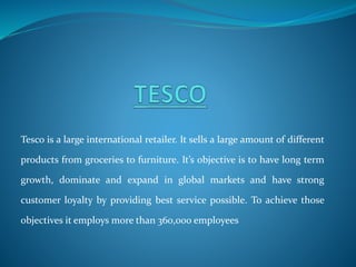 Tesco slide | PPTX