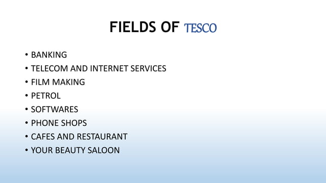 Tesco supply chain | PPTX | Retail Industry | Industries