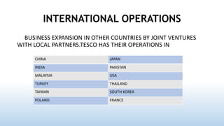 Tesco supply chain | PPTX