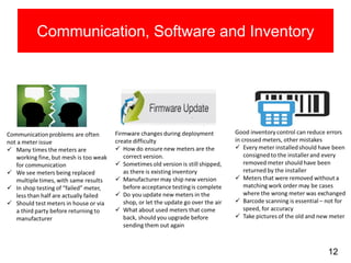 Lessons Learned from AMI Deployments and Asset Management Readiness | PPT