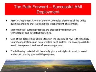 Lessons Learned from AMI Deployments and Asset Management Readiness | PPT