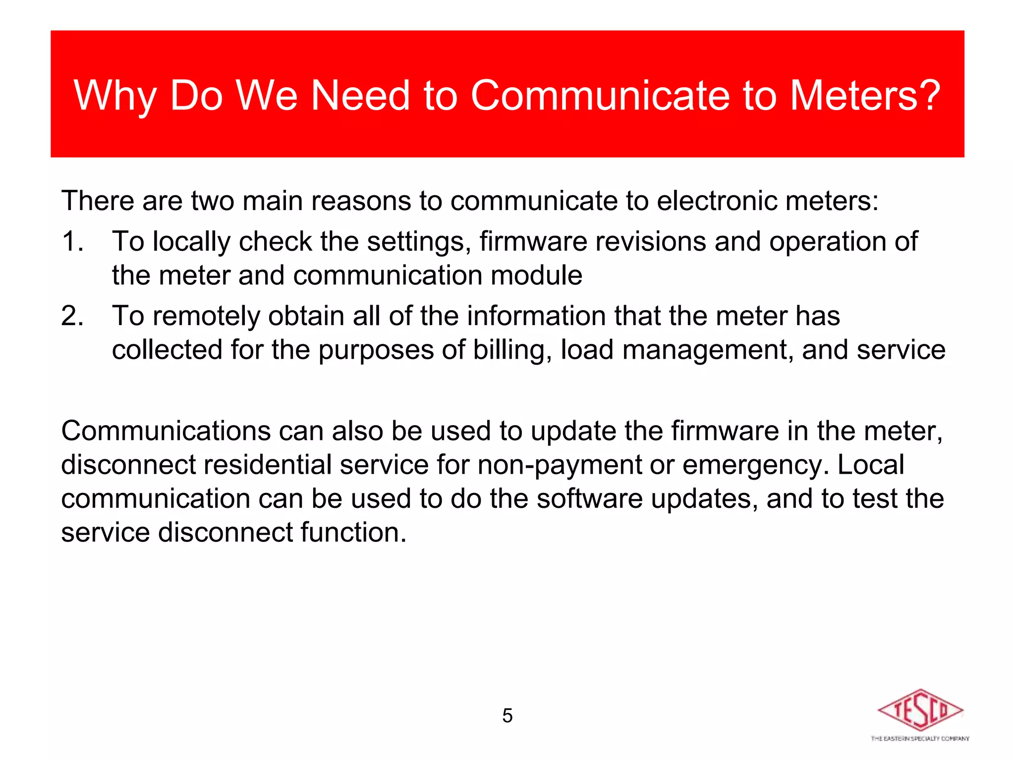 TESCO Tuesday: Communication Equipment | PPTX