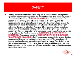 TESCO Tuesday: Test Switch Operation & Accessories | PPT