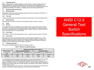 TESCO Tuesday: Test Switch Operation & Accessories | PPT