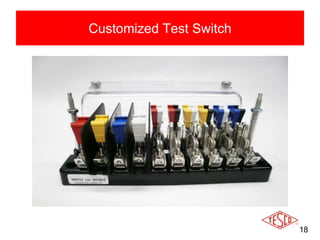 TESCO Tuesday: Test Switch Operation & Accessories | PPT