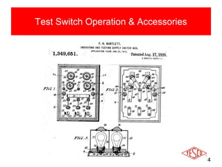 TESCO Tuesday: Test Switch Operation & Accessories | PPT