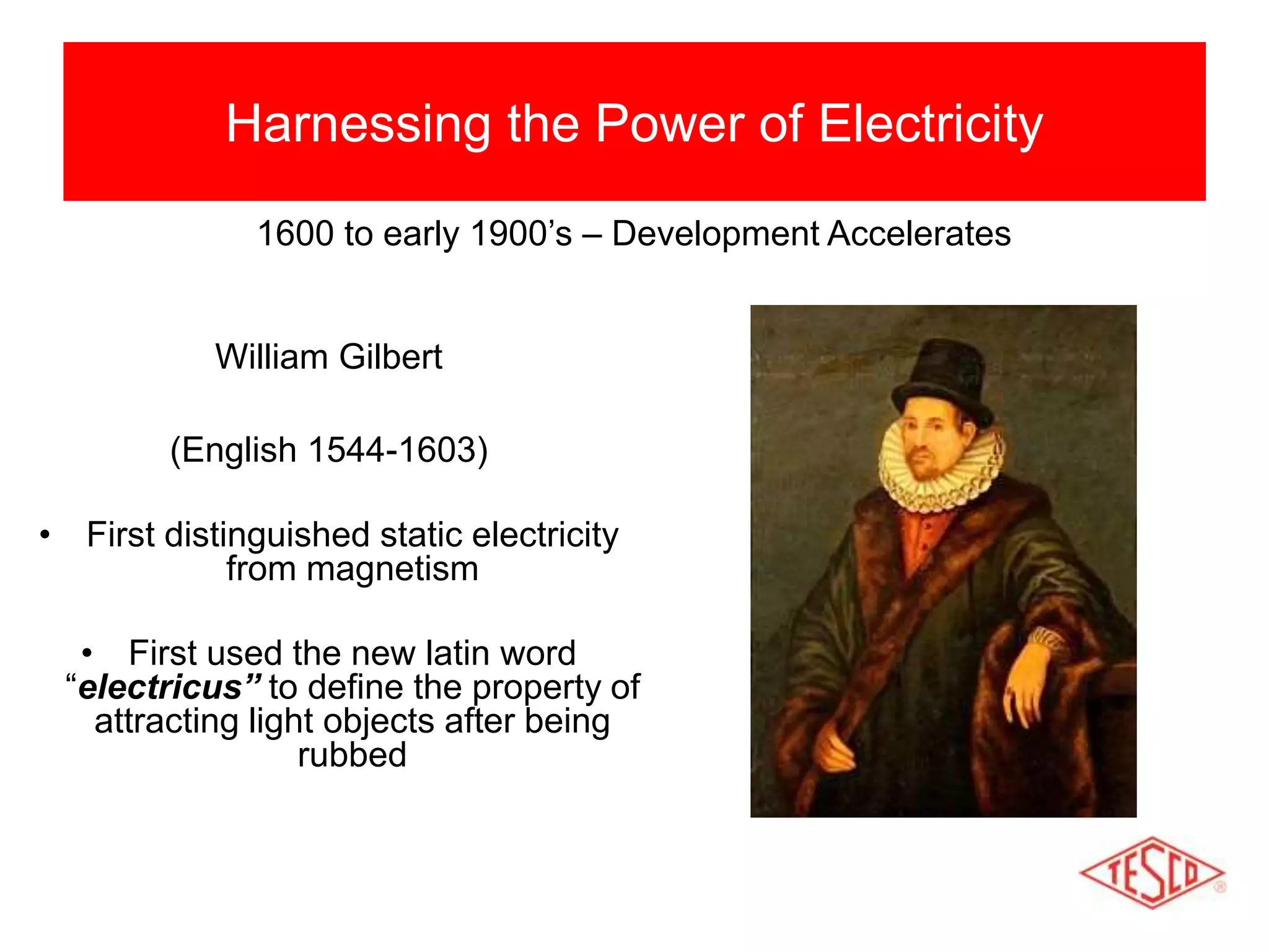 History of Electrical Discovery | PPT