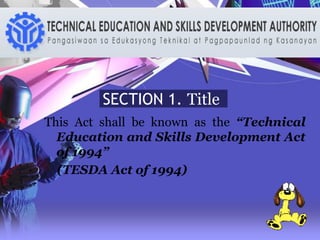 Tesda | PPTX